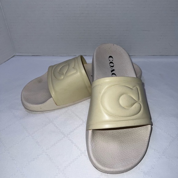 Coach | Shoes | Coach Pool Slides Size 7 | Poshmark